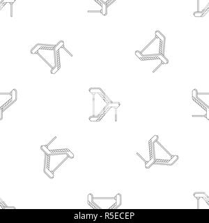 Double escalator pattern seamless background texture repeat wallpaper geometric vector Stock ...