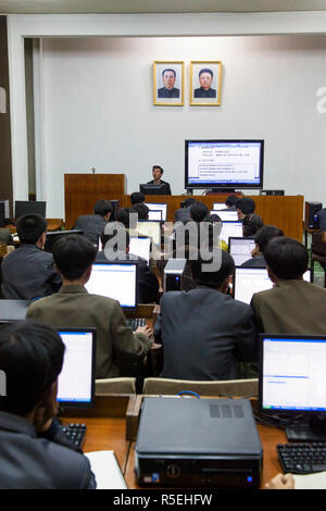 Grand People's Study House, computer Intranet classroom, Pyongyang ...