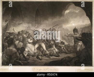 The last effort of Tippoo Sultaun in defence of the fortress of ...
