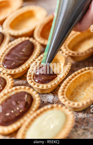 Mini tartlet shells Stock Photo - Alamy