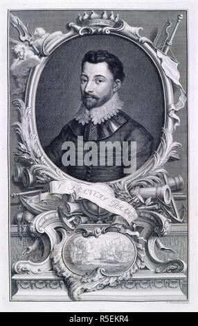 . English: Portrait of Sir Thomas Drake of Buckland Abbey, Yelverton ...