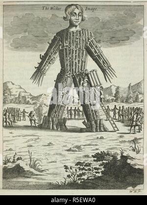 Paganism. Human sacrifice in ancient Germany. Engraving, 1882 of ...