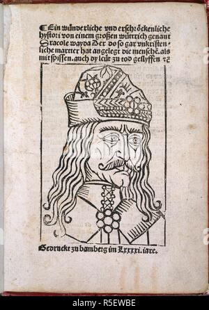 Vlad the Impaler. Portrait of Vlad III, known as Vlad the Impaler or ...