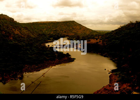 Gokak Falls, located on the Ghataprabha River, Belagavi district ...