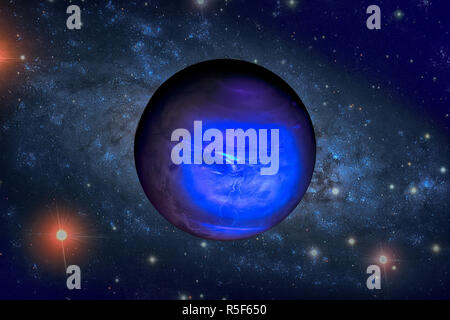 Solar System - Neptune. It is the eighth and farthest planet from the ...