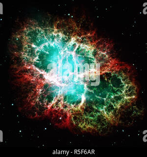 Crab Nebula is a remnant of star's supernova explosion Stock Photo - Alamy