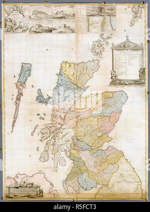 Battle of Culloden, 1746, map Stock Photo - Alamy