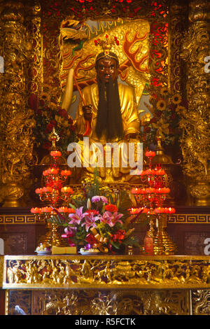 Taiwan Kaohsiung Lotus Lake Interior of Chi-ming-tang Temple Asia China ...