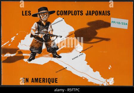 Japanese propaganda cartoon Stock Photo - Alamy