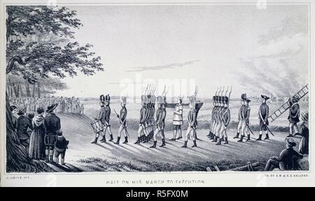 Execution of Nathan Hale, 1776 Stock Photo - Alamy