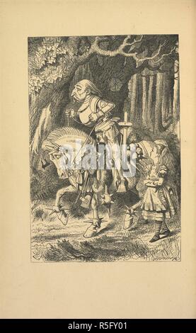 The White Knight Alice Through the Looking Glass Illustration by Sir ...