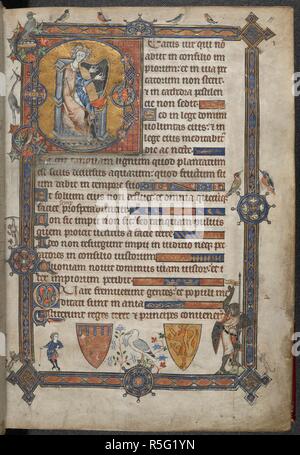 Beatus Page. Psalter. England [London?]; circa 1220-1230. [Whole ...