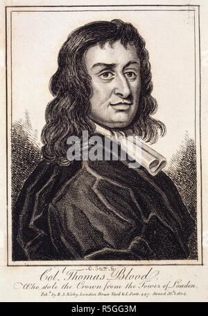 . Illustration of Colonel Thomas Blood . 1813. G. Scott 1187 Thomas ...