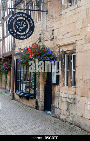 The Bantam tea rooms in Chipping Campden High Street Cotswolds UK Stock ...