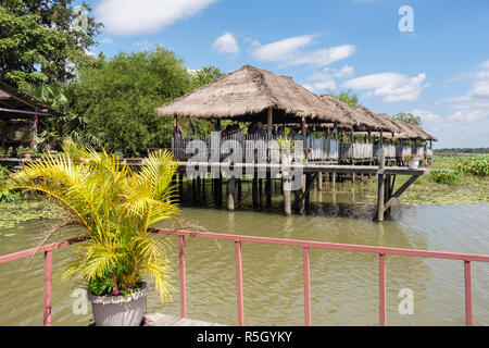 the prey pros river rest area and restaurant near kompang thom cambodia ...