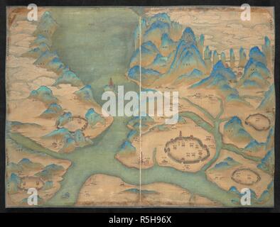 Kiangsi (Jiangxi) China province map. Nanchang. STANFORD 1908 old Stock ...