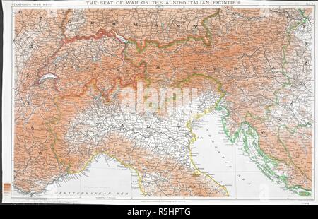 Stanford's military map of the seat of war , Austro-Prussian War, 1866 ...