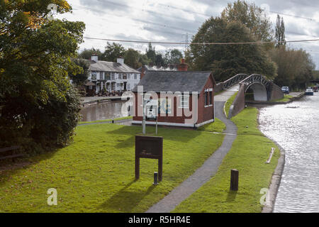 The Greyhound pub at Hawkesbury Junction, aka Sutton Stop, Warwickshire ...