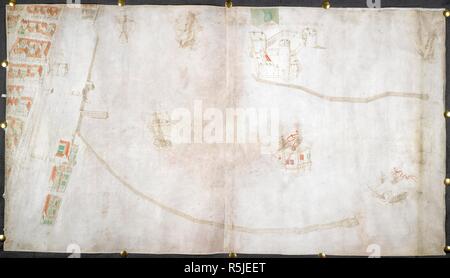 Calais Town and Harbour, (Whole map) Plan of Calais Town and Harbour ...