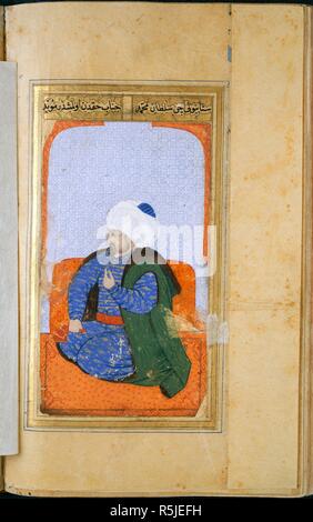 Sultan Mehmed II, portrait from 19th century manuscript Stock Photo - Alamy