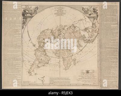 Map of the world 1770 Stock Photo - Alamy