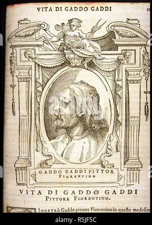 Taddeo Gaddi. From: Giorgio Vasari, The Lives of the Most Excellent ...