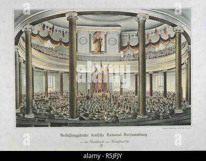Frankfurt am Main: Paulskirche, 1848-1849 Headquarters of the German ...