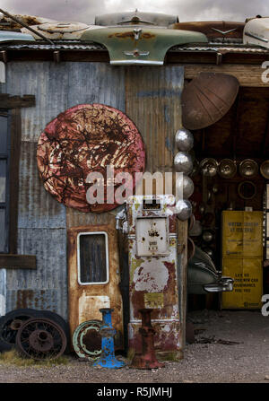 Nelson, Nevada, USA. 11th Mar, 2017. An old Vendo bottle dispenser hasn ...