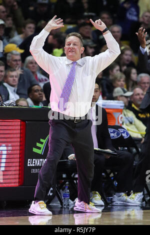 Colorado State head coach Niko Medved reacts to a play during the first ...