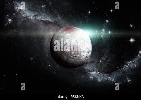Charon is the largest moon of the dwarf planet Pluto Stock Photo - Alamy
