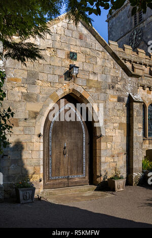 Old buildings in Filey, an old seaside town in North Yorkshire, England ...