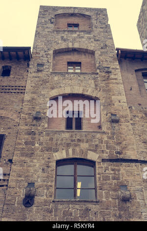 Spectacular stone build facade of a medieval building Stock Photo - Alamy