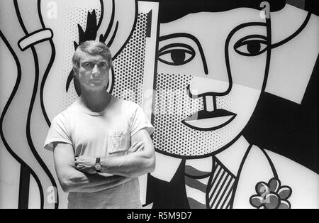 Roy Lichtenstein 1979 Photo By Adam Scull/PHOTOlink.net Stock Photo - Alamy