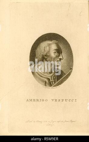 Amerigo Vespucci. Museum: PRIVATE COLLECTION. Author: FRANCESCO TORBIDO ...