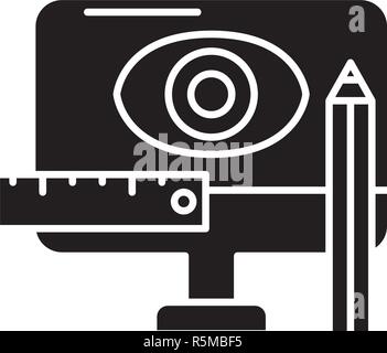 agile methodology icon, black vector sign with editable strokes ...