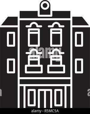 multi storey building icon. Condominium buildings. Vector illustration ...