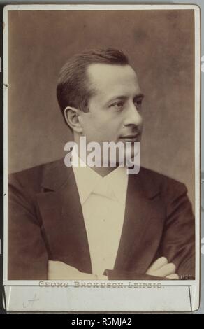 Russian conductor Alexander Siloti and composer Sergei Rachmaninov ...