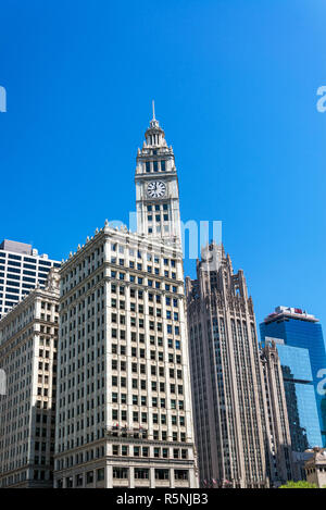 The iconic Wrigley Building and the Tribune Tower modern architecture ...