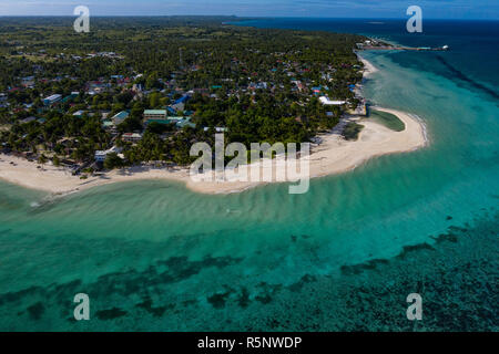 Aerial view of Santa Fe Beach,Bantayan Island,Cebu,Philippines Stock ...