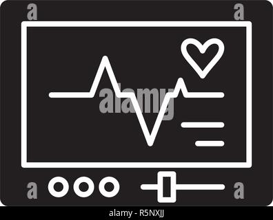 Heart pacemaker. Medical device. Human heart implantable cardioverter ...