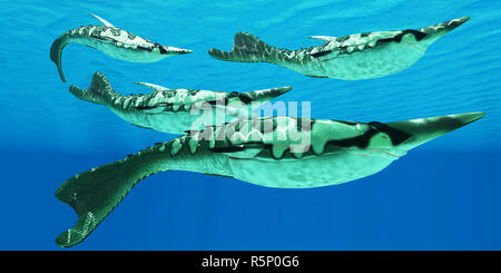Devonian Pteraspis Fish Group Stock Photo - Alamy
