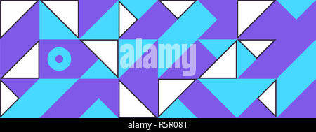 Simple Banner square modules Stock Photo - Alamy