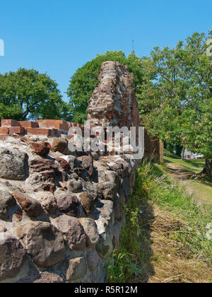 Vordingborg castle ruins in Denmark Stock Photo - Alamy