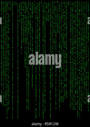 matrix digital background beautiful banner wallpaper design ...