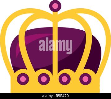 monarchical crown of queen isolated icon vector illustration design ...