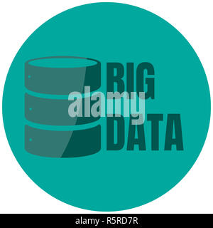 Big data machine algorithms minimalistic design. Science vector ...