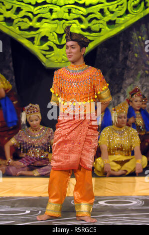 Popular MalaysTraditional play in Kelantan call as Makyong Stock Photo ...