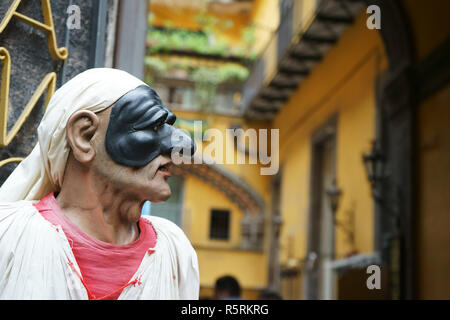 Pulcinella traditional Neapolitan mask, Naples Italy Stock Photo - Alamy