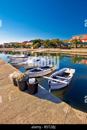 Adriatic village of Bibinje colorful waterfront view Stock Photo - Alamy