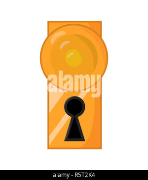 dooe knob, handle vector symbol icon design Stock Photo - Alamy